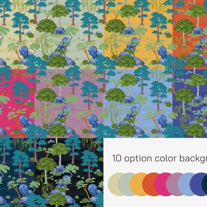 Jungle Seamless Pattern for Fabric Print, Wallpaper, and Home ...