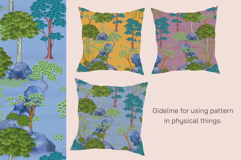 Jungle Seamless Pattern for Fabric Print, Wallpaper, and Home ...