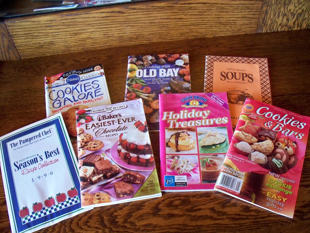 7 Advertising Cookbooks: Soft Cover Booklets - Etsy