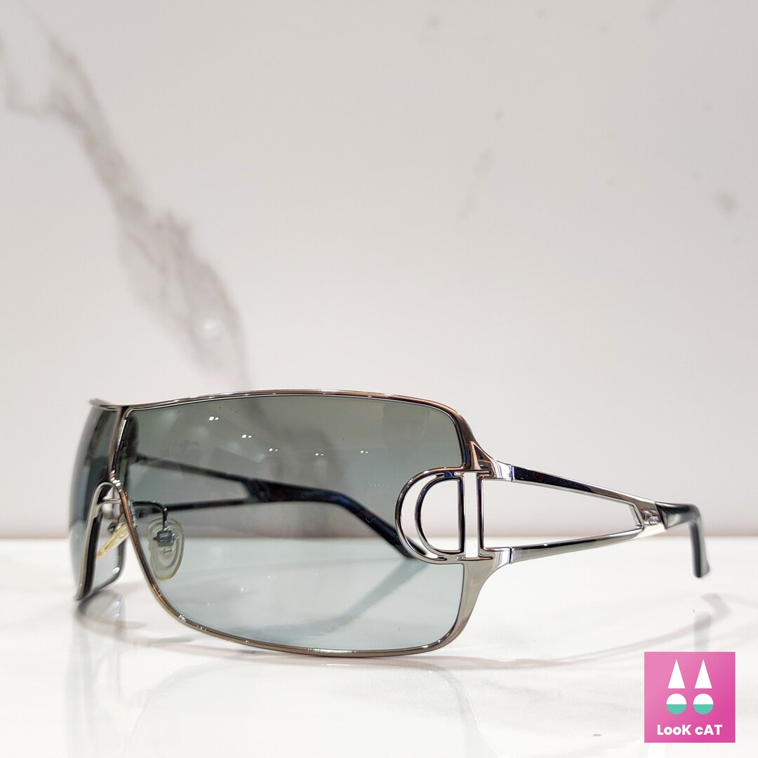 Dior Diorissimo 2 Vintage Sunglasses Wrap Shield Wraparound Occhiali ...