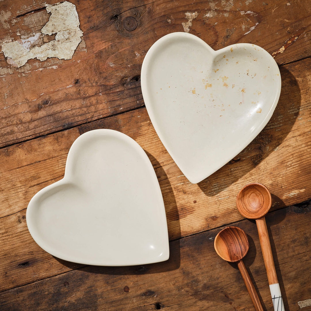 Heart-shaped Trinket Dish, Handcarved Soapstone Dish That Could Be Used ...