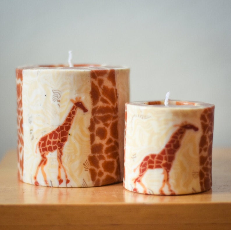 Giraffe Candles - Fair Trade Animal Candles - Swazi Candles - Ethical ...