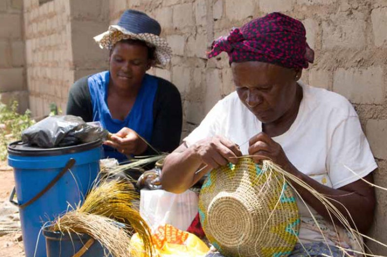 Woven Grass Basket | Fair Trade Table Basket | Ethical Fruit Bowl ...