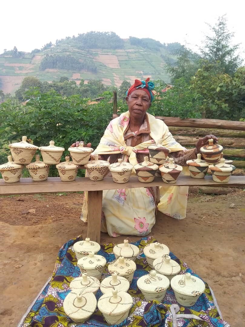 Ugandan Storage Baskets Ethnic Lidded Baskets Ethical - Etsy