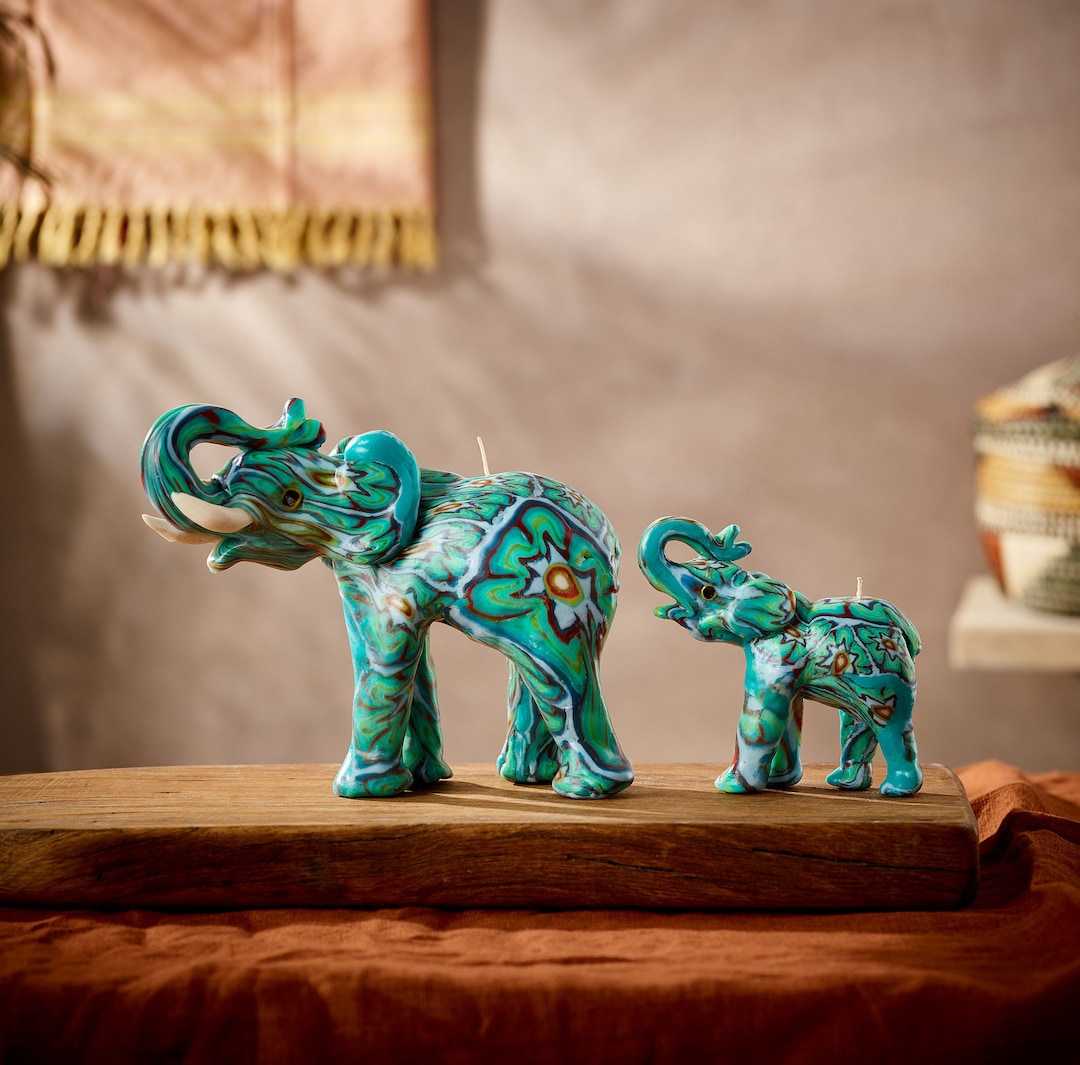 Elephant Candles - Fair Trade Handmade Swazi Candles - Perfect Ivory ...