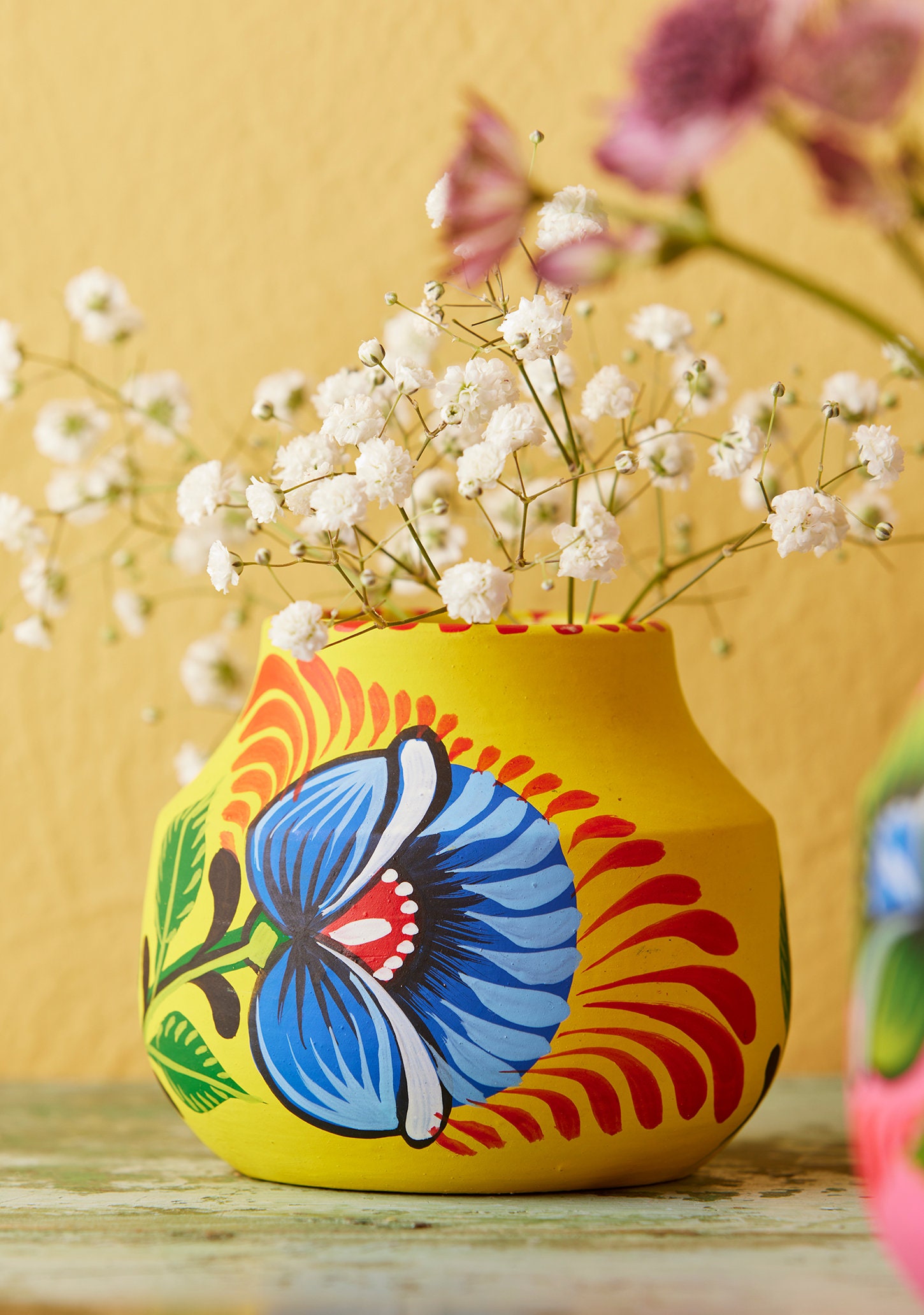 Colourful Hand-painted Vases, Sustainable, Fair Trade and Vibrant Décor ...