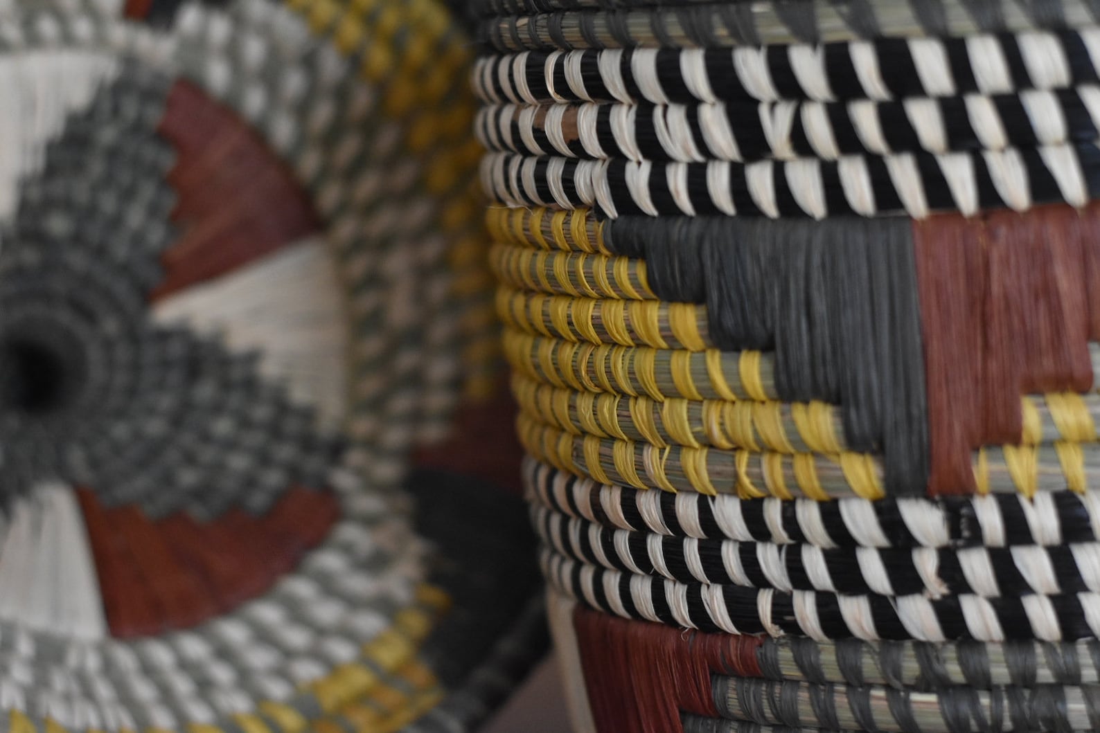 Ugandan Storage Baskets | Ethnic Lidded Baskets, Ethical African Basket ...