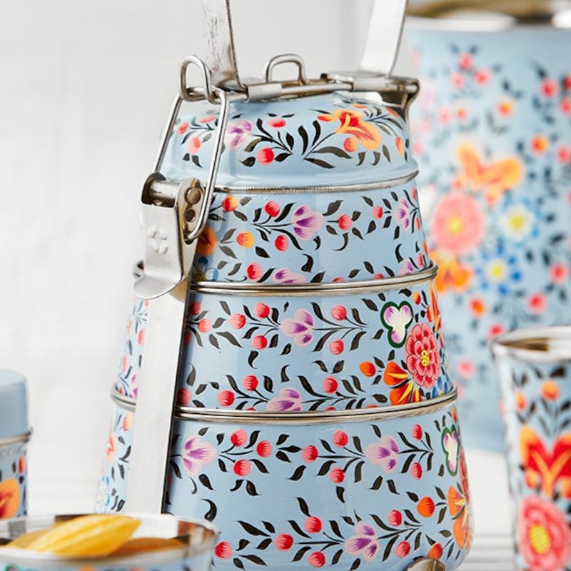 Painted Tiffin Boxes - Etsy