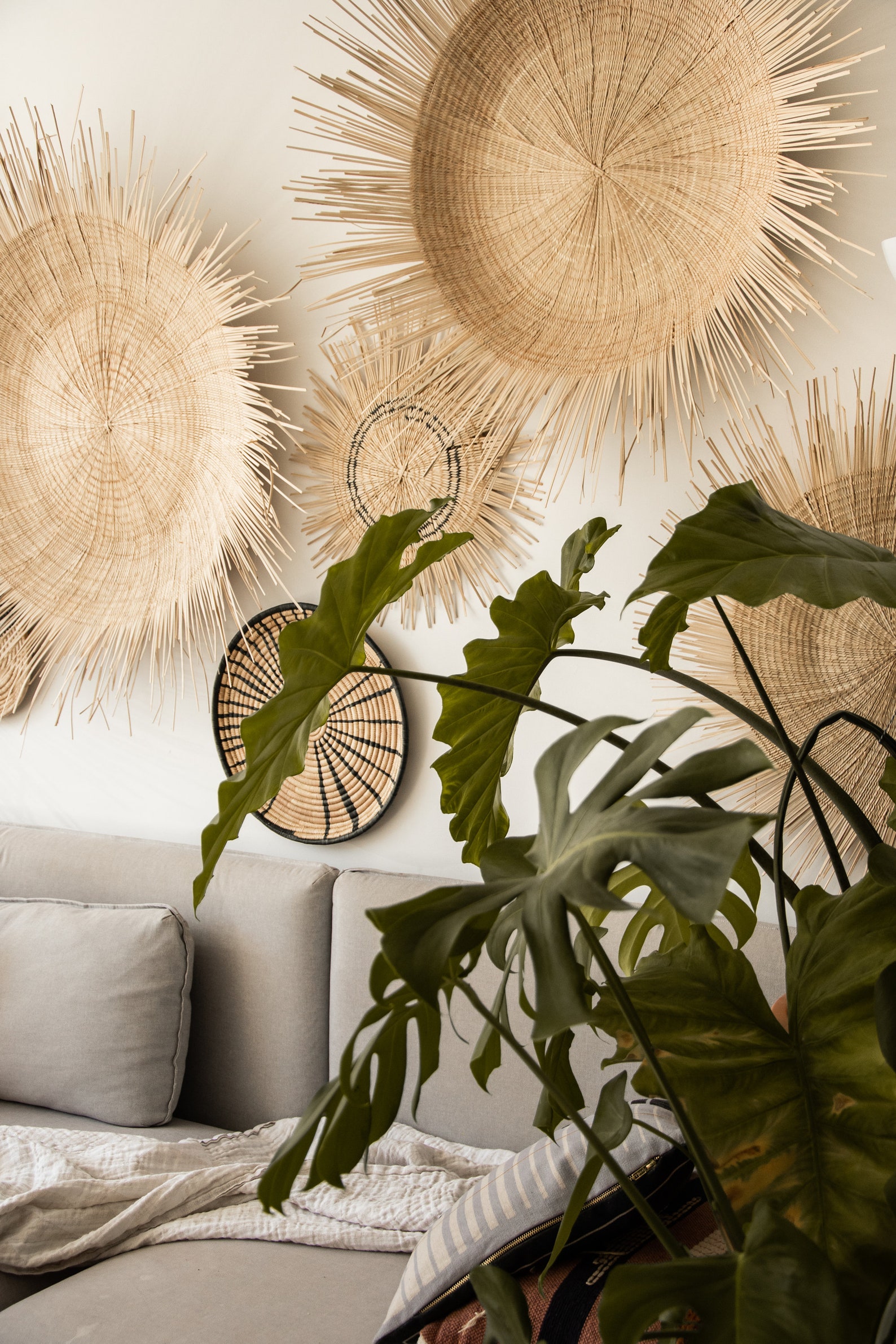 Hanging Sun Disc, Large Decorative Wall Hanging, Ethical African Wall ...