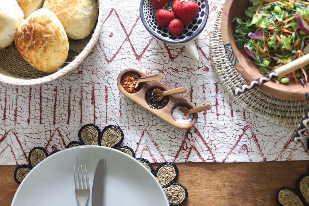 Hand-carved Olive Wood Pinch Pot, Salt & Pepper Spice Dish, Kenyan ...