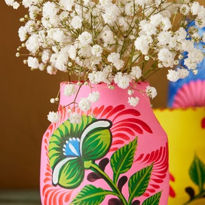 Colourful Hand-painted Vases, Sustainable, Fair Trade and Vibrant Décor ...