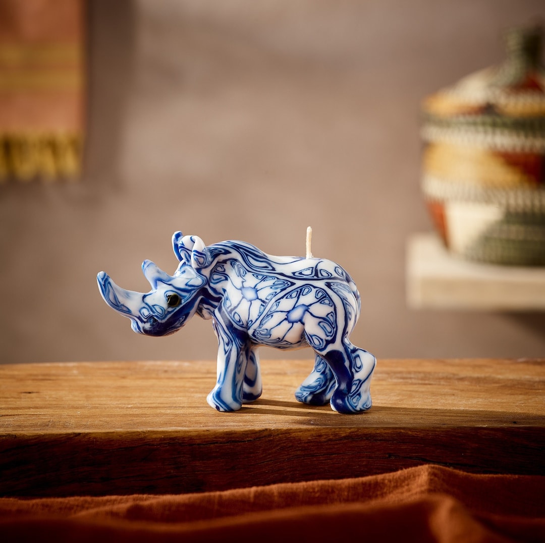 Rhino Candles | Fair Trade Handmade Swazi Candles | Unique African ...
