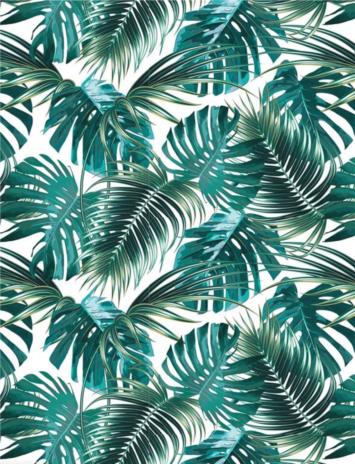 4 stretch way Newest tropical print-Polyester Spandex Matt | Etsy