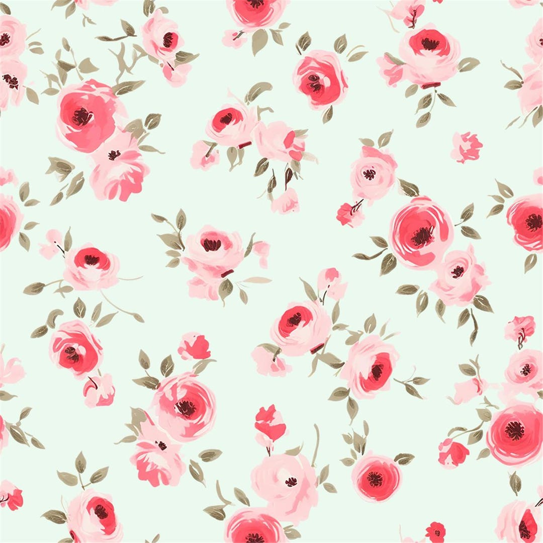 511# 4 Stretch Way Newest Smaller Flower Fabric Print- Polyester ...