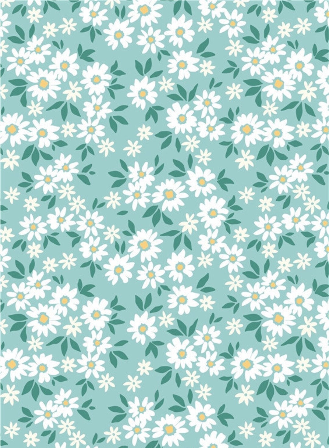 4 Stretch Way Newest Small Flower Print-polyester Spandex Matt for Your ...