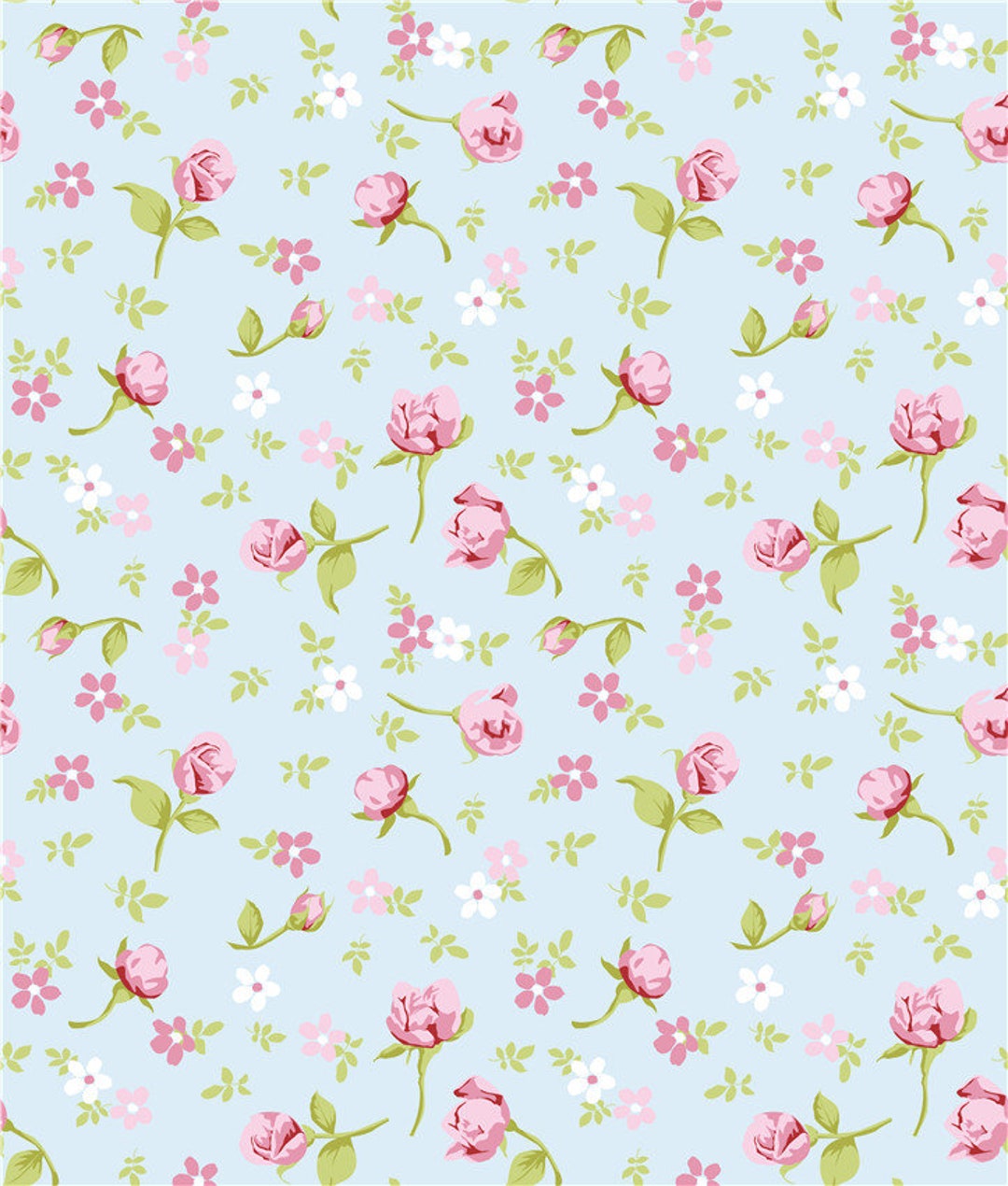 8429# 4 Stretch Way Newest Small Flower Printing for Your 21 SS ...