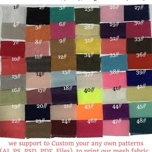 DA2205# 4 Way Stretch 90 Polyester / 10 Spandex Power Mesh Fabric ...