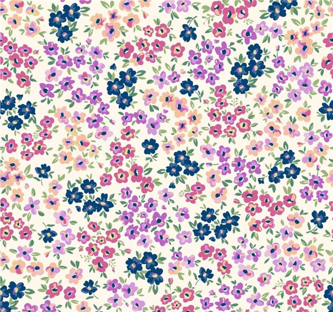 8895 4 Stretch Way Newest Small Flower Design Polyester - Etsy
