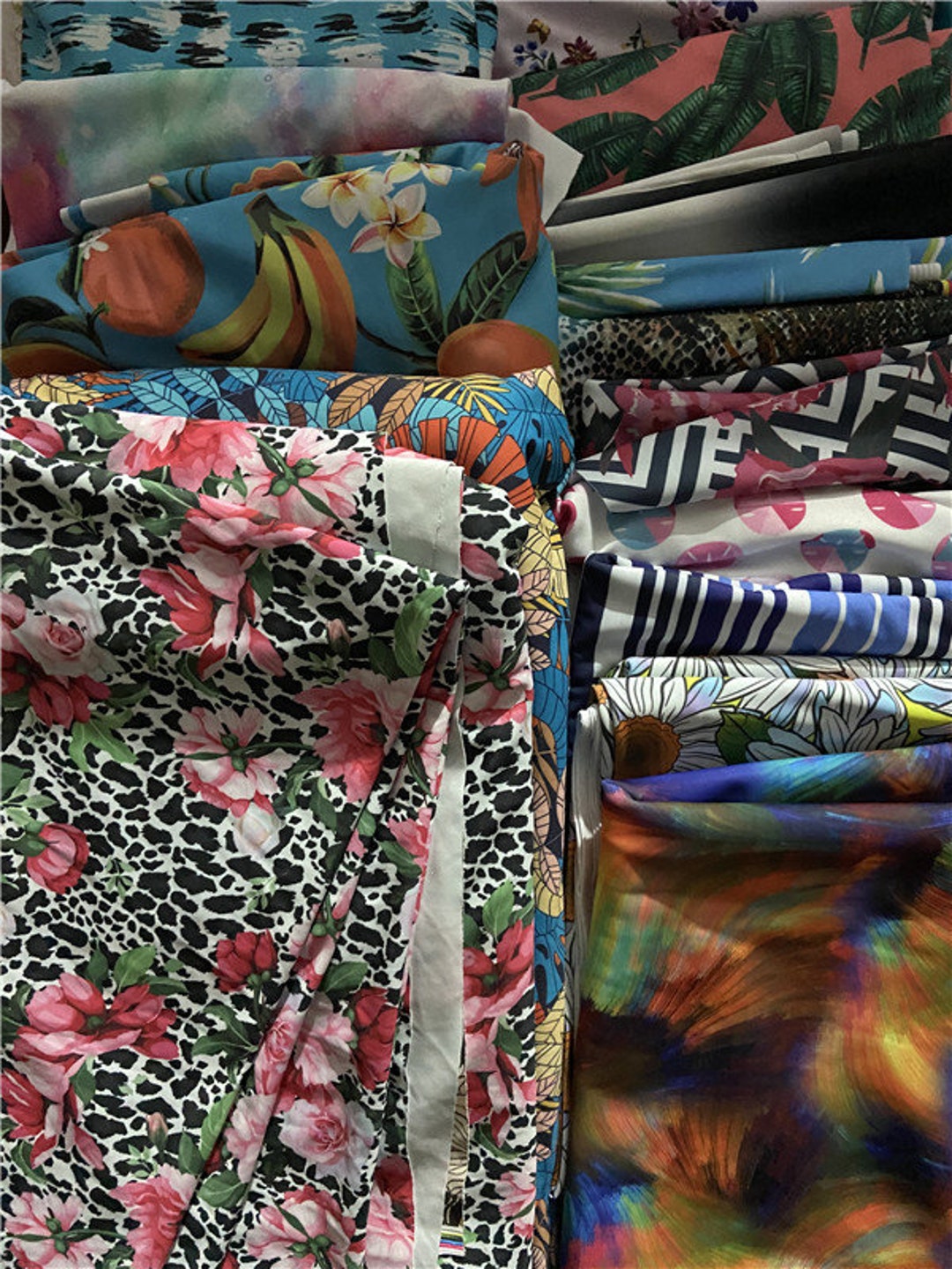 4 Stretch Way 80 Polyester/ 20 Spandex Matt Cotton-like Handing Quality ...