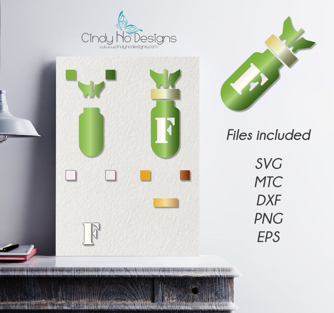 F-bomb Layered Vinyl Decal Cutting Files Vector, PNG, DXF, SVG ...