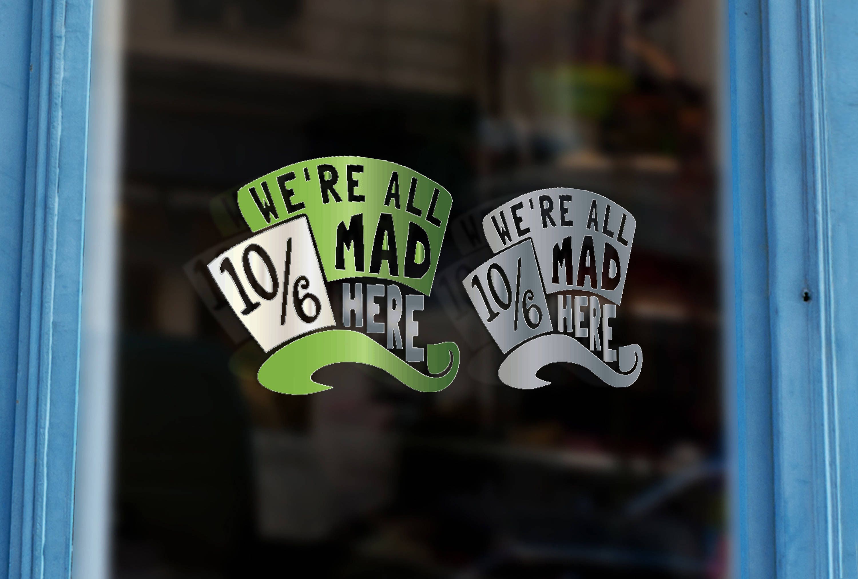 Todos estamos locos aquí archivos de corte de calcomanía de | Etsy