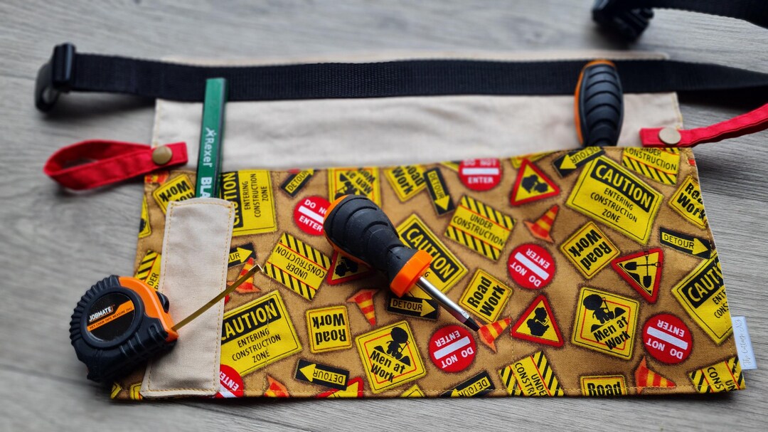 Tool Belt - Caution - Construction and Building Kid's Children's Daddy ...