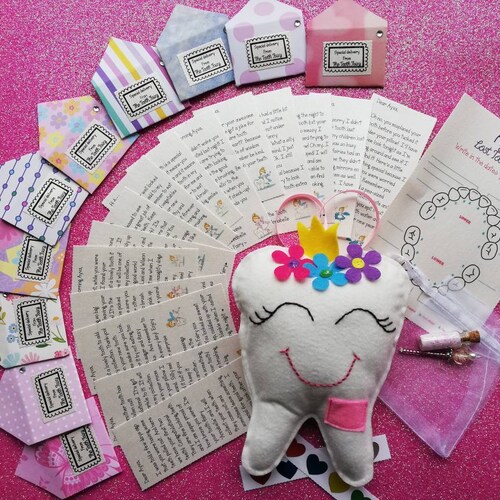 The Baby Teeth Keepsake Book by Tooth Fairy's Tale for - Etsy