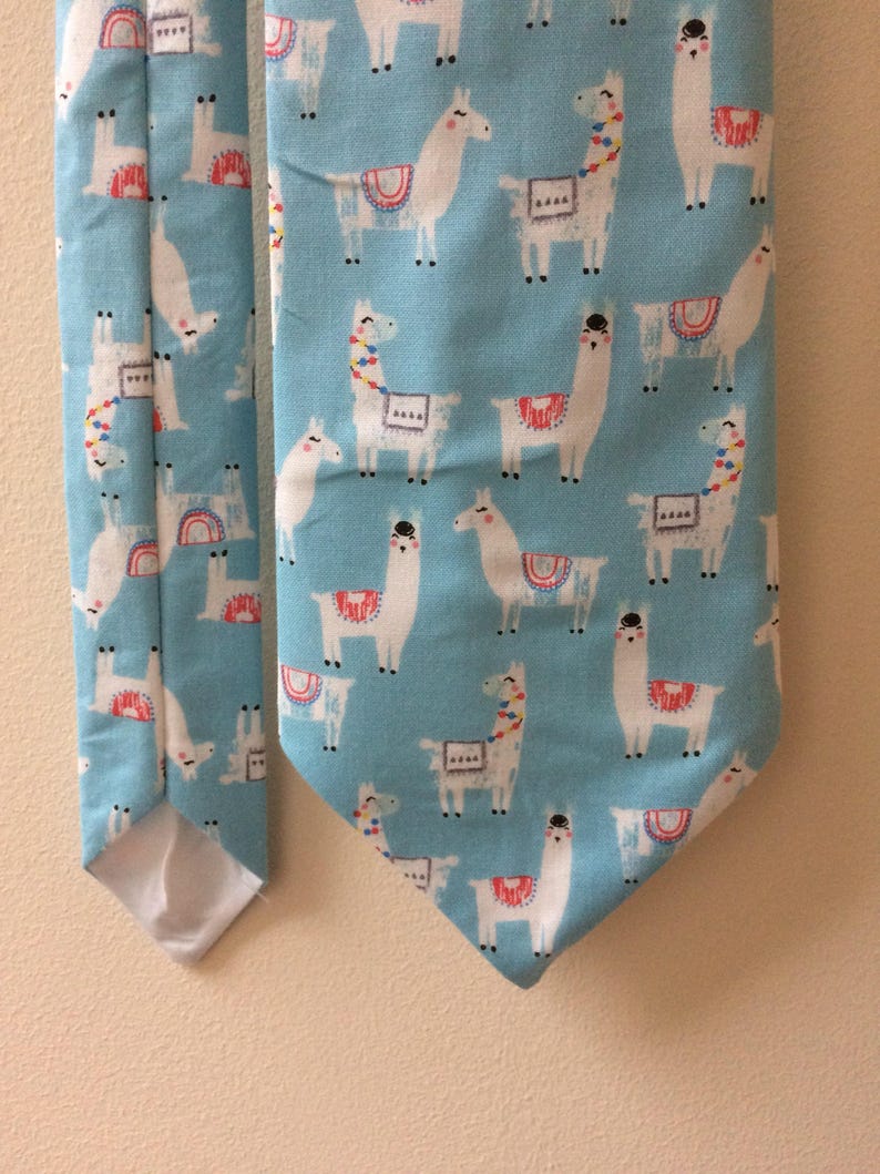 Llama Tie, Llama Print, Llama Gift, Llama Accessories, Alpaca Tie ...