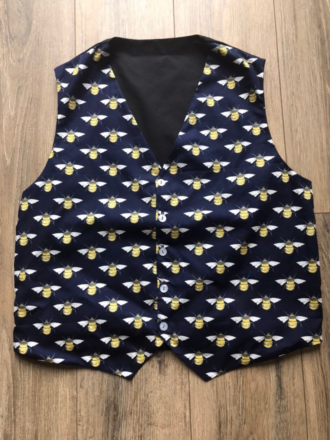 Bee Waistcoat Bee Vest Bee Print Bee Gift Teacher Gift - Etsy