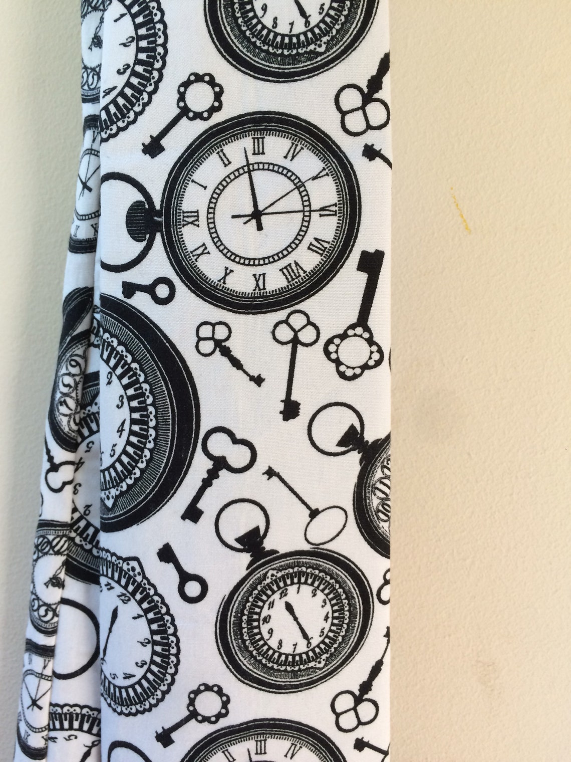 Clock Face Tie Steampunk Tie Steampunk Print Steampunk - Etsy