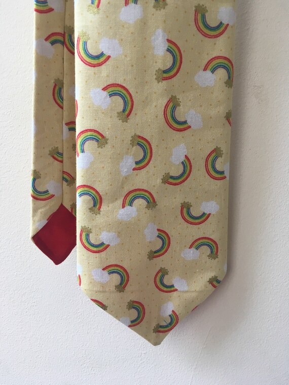 Rainbow Tie Rainbow Print Rainbow Gift Rainbow Wedding | Etsy
