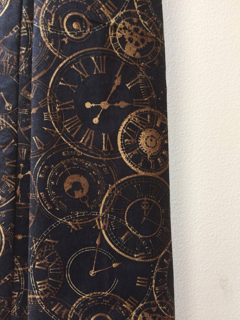 Steampunk Tie, Clock Face Tie, Steampunk Print, Steampunk Gift, Men's ...