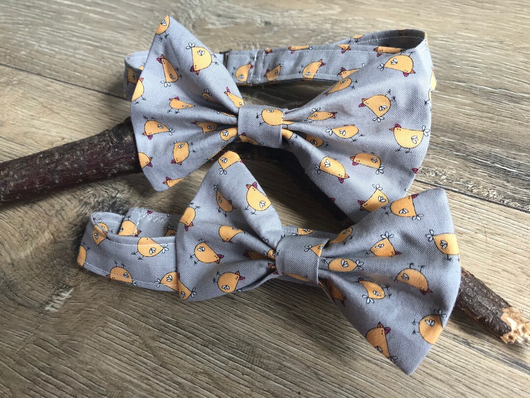 Chicken Bow Tie, Chicken Print, Chicken Gift, Chicken Accessories ...