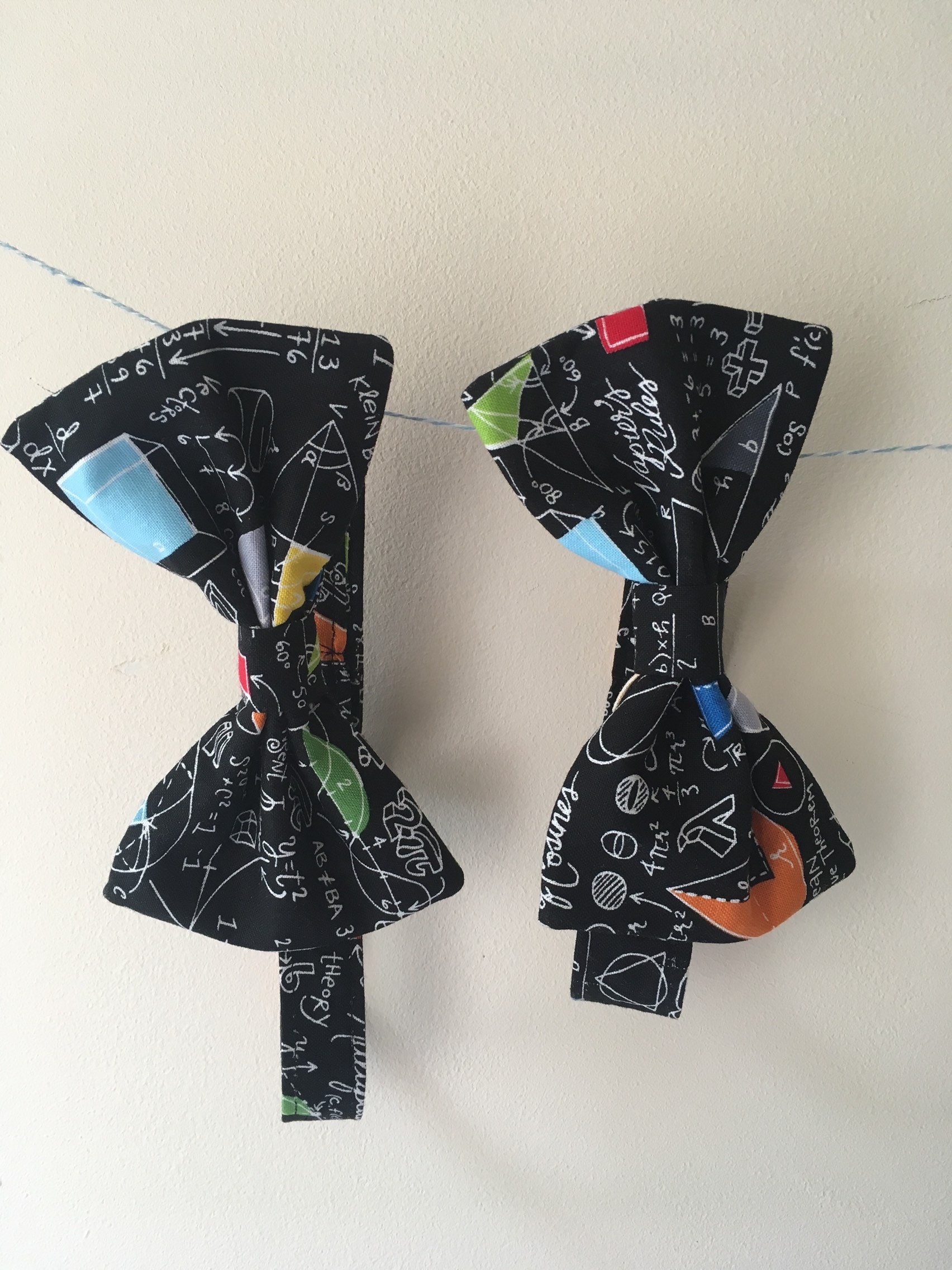 Maths Bow Tie Maths Print Maths Gift Maths Accessories - Etsy