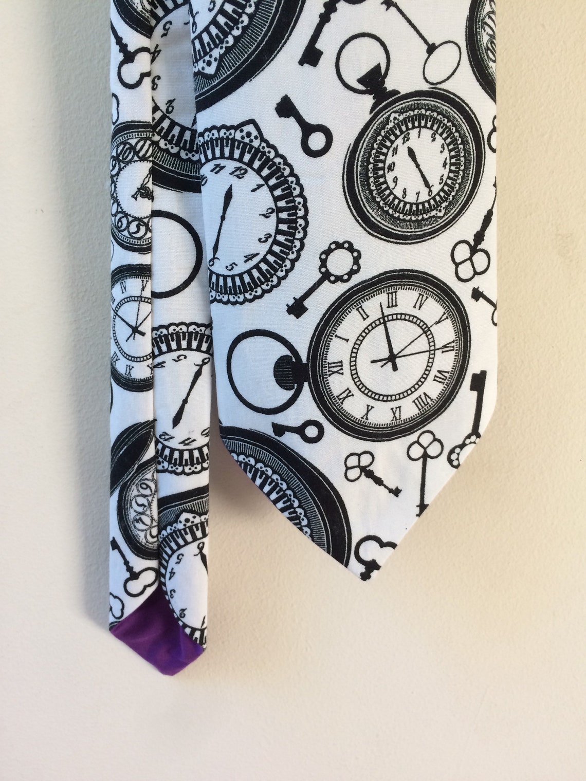 Clock Face Tie Steampunk Tie Steampunk Print Steampunk - Etsy