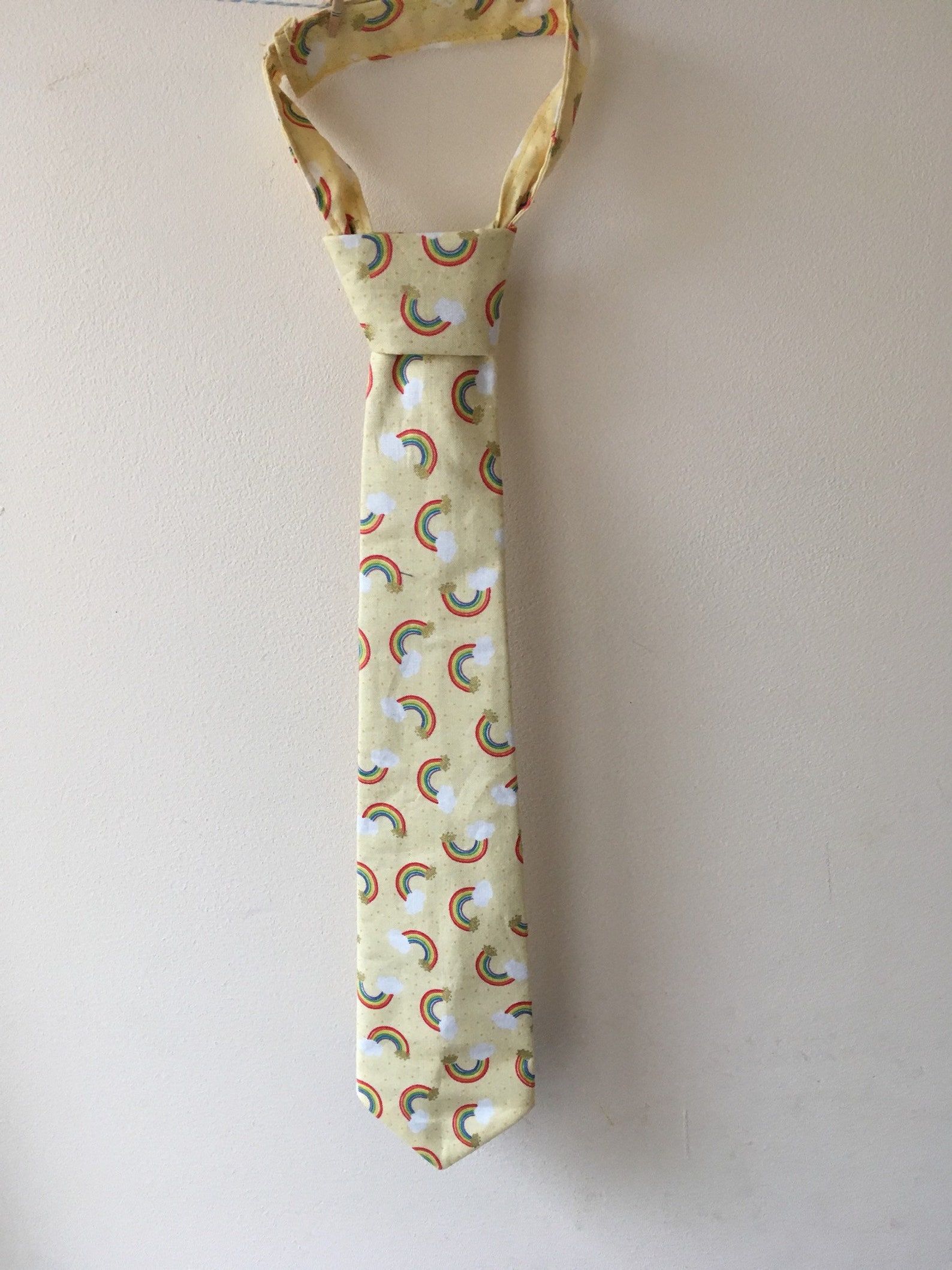 Rainbow Tie Children's Rainbow Tie Rainbow Print - Etsy