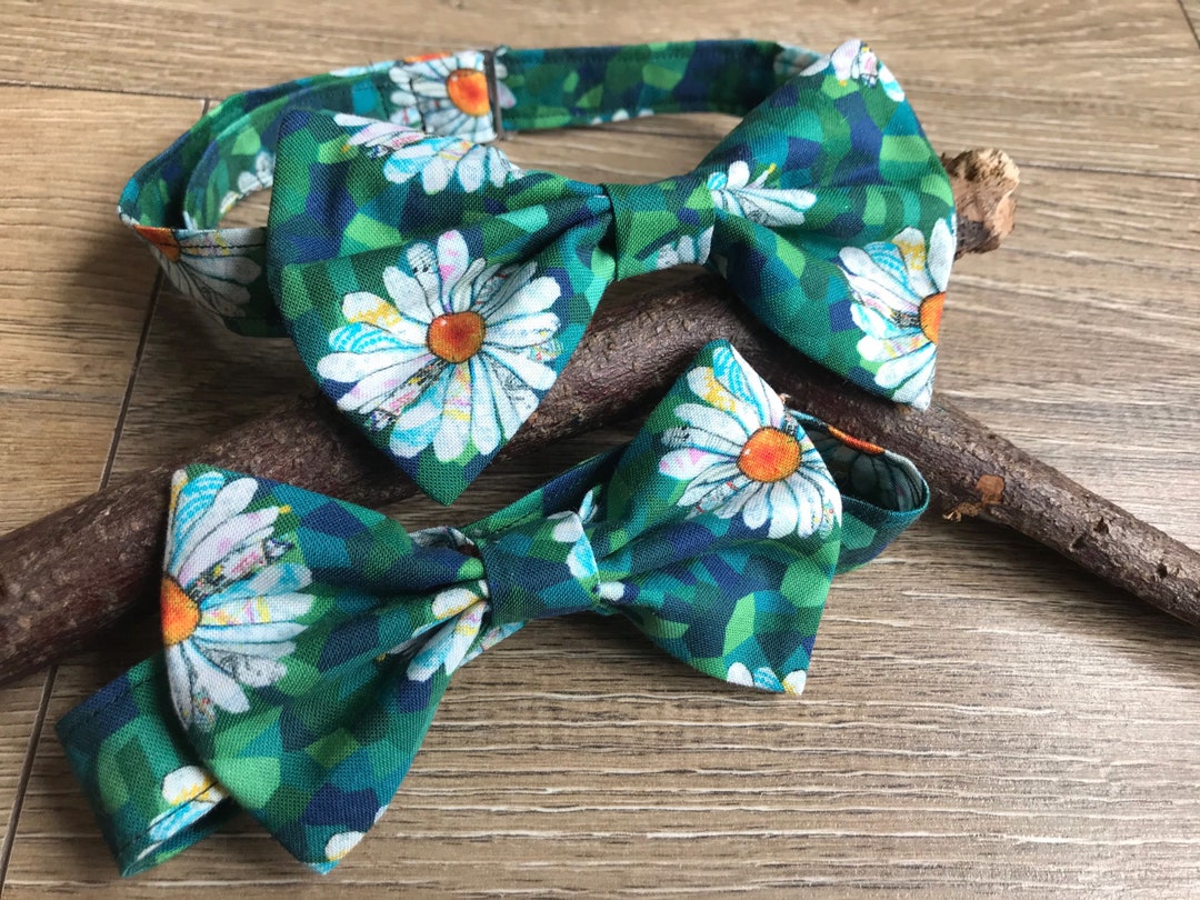 Daisy Bow Tie, Daisy Print, Daisy Gift, Wedding Outfit, Wedding ...