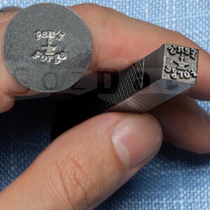 Custom Metal Stamp for Jewelry, Custom Leather Stamp, Metal Stamp ...