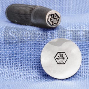 Custom Blacksmith Touchmark Stamp Custom Steel Hand Stamp Stainless ...