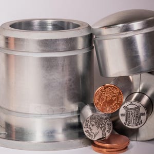 Custom Coining Tool Custom Coin Mint, Coinage, Coin Punch and Die Set ...