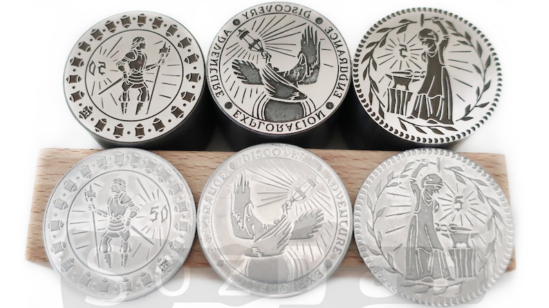 Custom Coin Die for Coin Minting, Coin Stamp Die Personalized Round ...