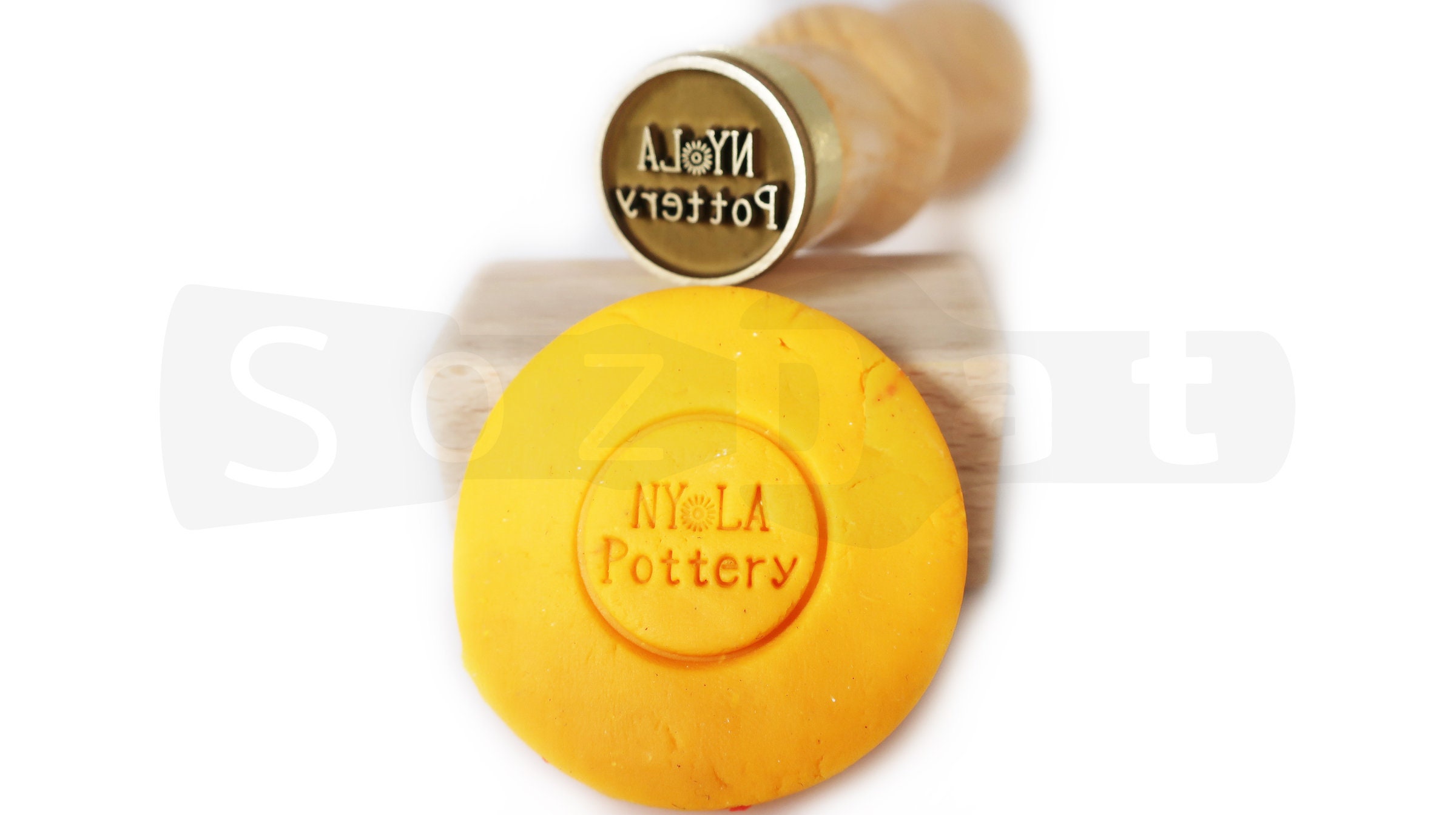 Makers Mark Stamp for Clay Personalized Pottery Stamp Clay | Etsy