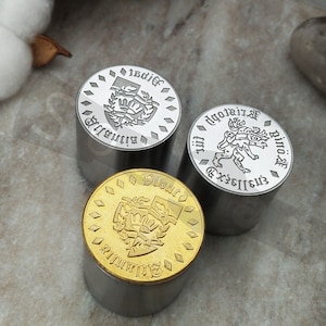 Custom Coin Die for Coin Minting, Coin Stamp Die Personalized Round ...