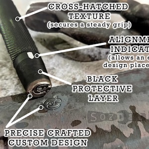 Custom Knife Makers Mark Stamp Makers Mark Knife Stamp Blacksmith Stamp ...