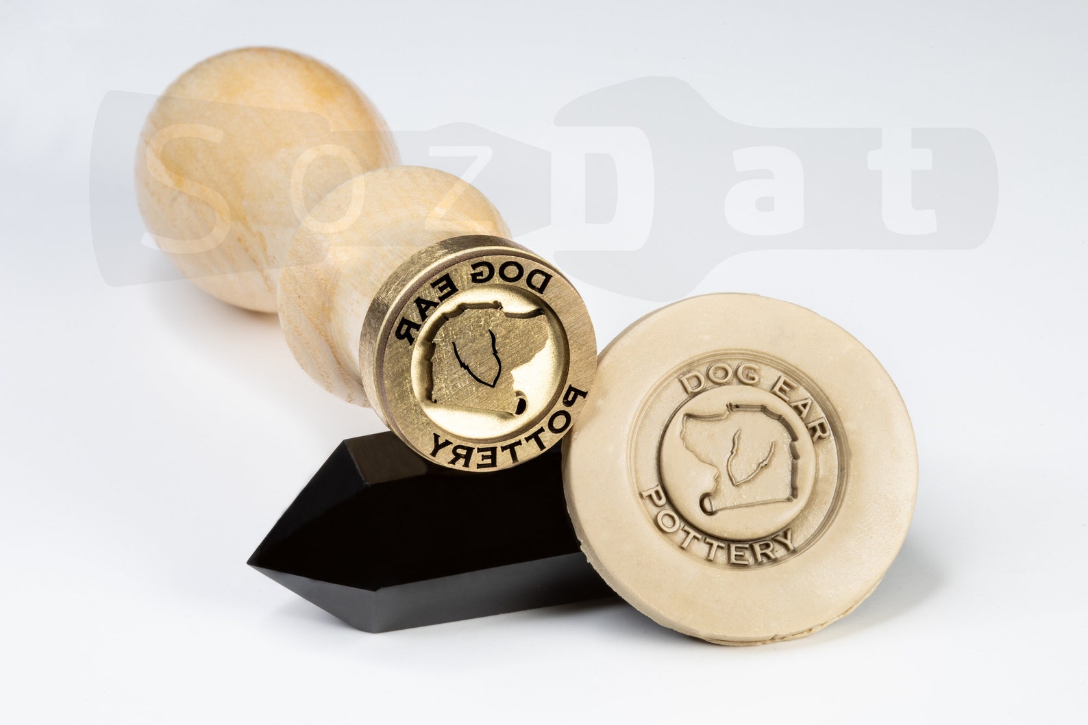 Makers Mark Stamp for Clay Personalized Pottery Stamp Clay - Etsy