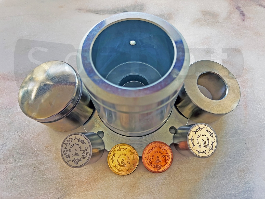 Custom Coining Tool Custom Coin Mint, Coinage, Coin Punch and Die Set ...