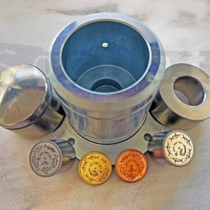 Custom Coining Tool Custom Coin Mint, Coinage, Coin Punch and Die Set ...