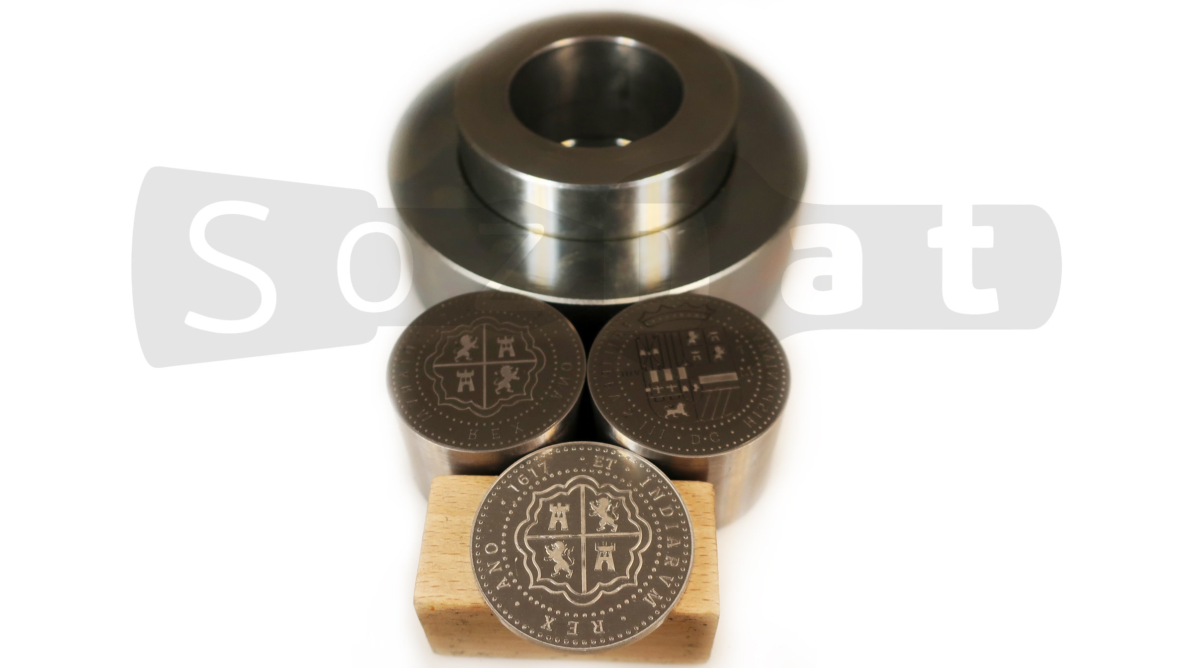 Custom Coin Die for Coin Minting, Coin Stamp Die Personalized Round ...