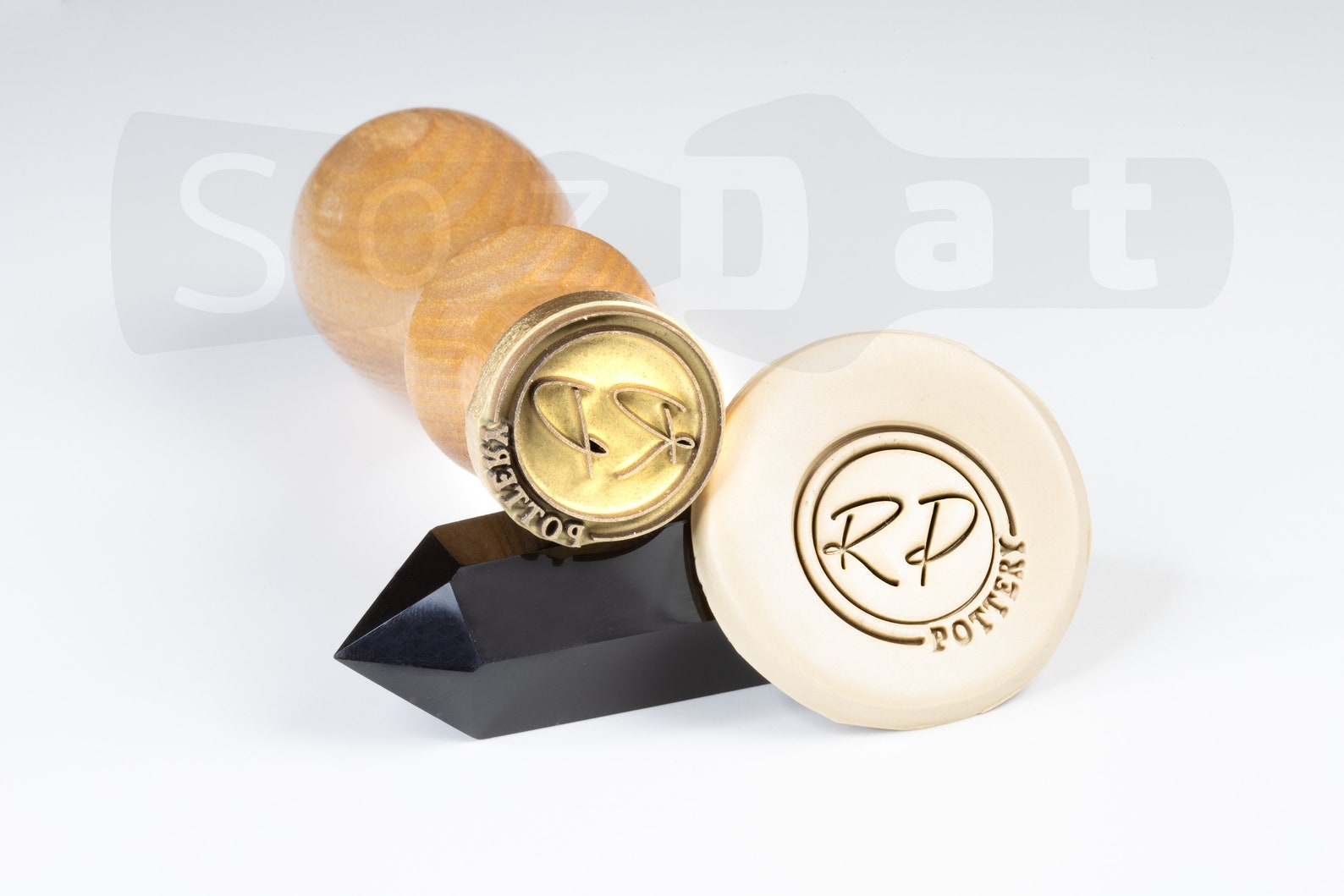 Makers Mark Stamp for Clay Personalized Pottery Stamp Clay - Etsy