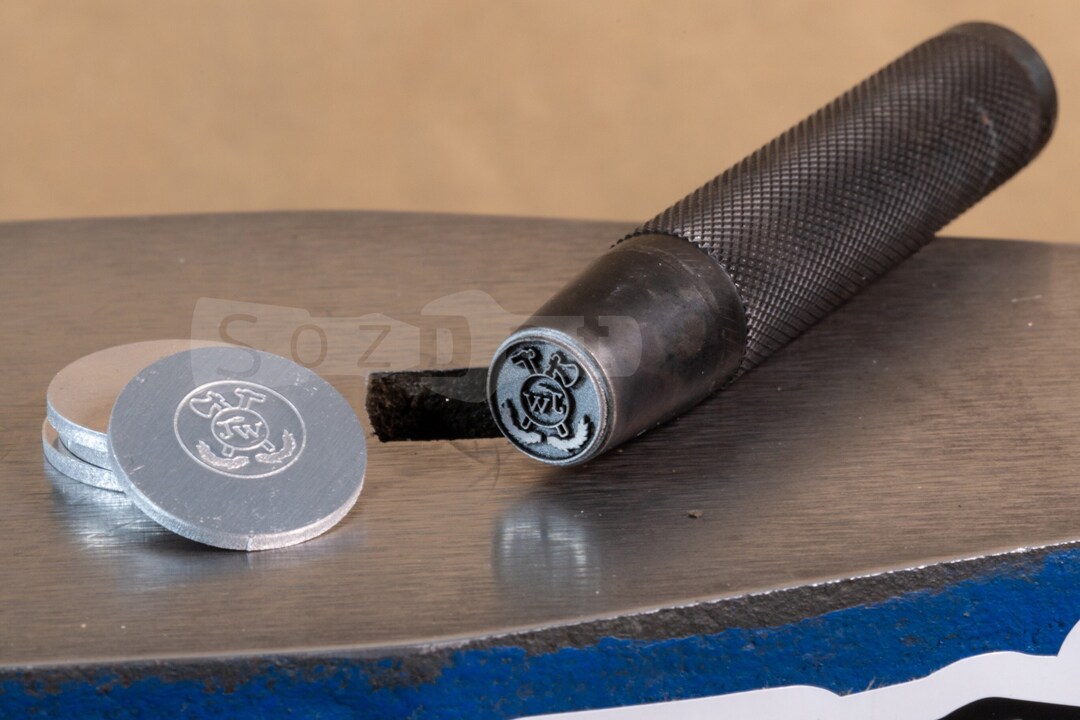 Custom Blacksmith Touchmark Stamp Custom Steel Hand Stamp Stainless ...